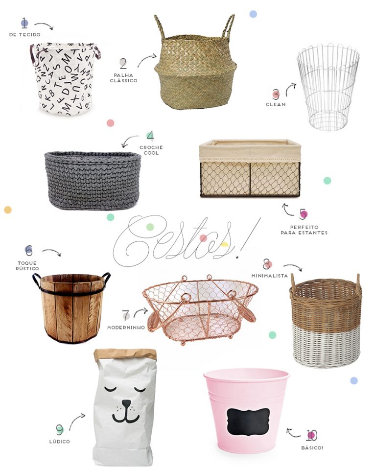 Cestos Organizadores e Decorativos