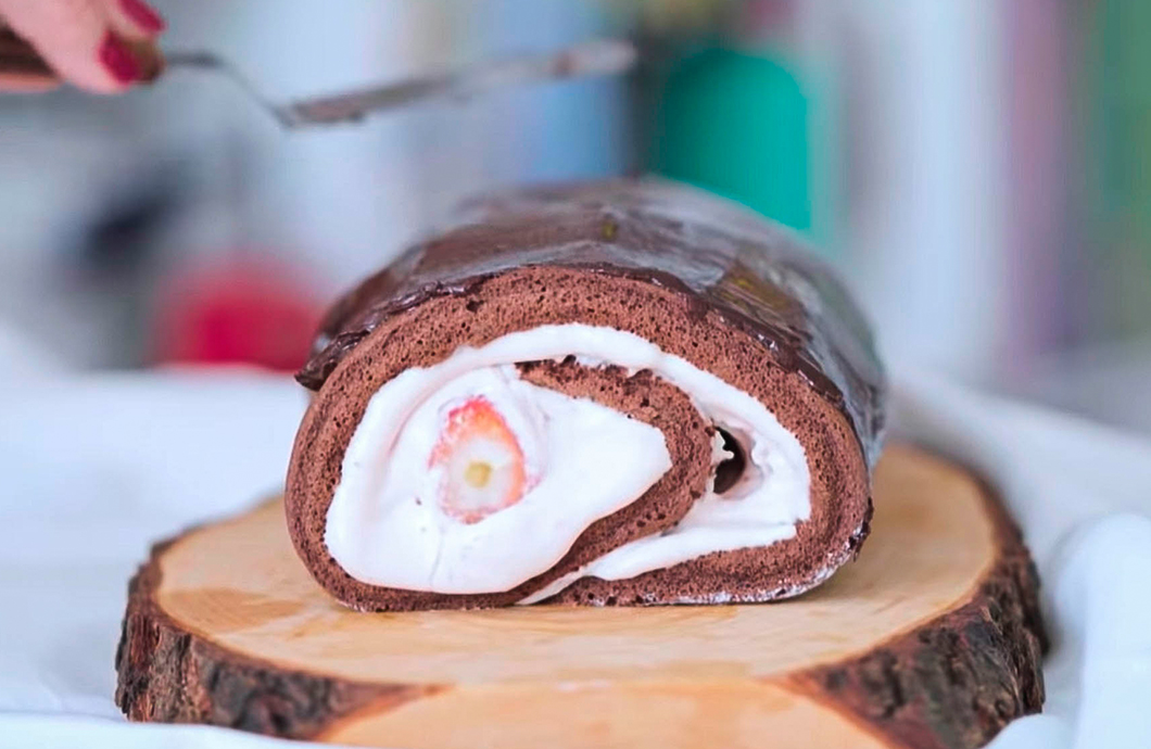 Rocambole sensação com muito recheio - Danielle Noce