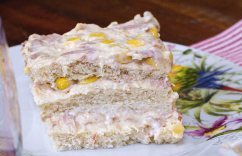 Torta Fria de Atum com Milho Fácil de Fazer | Danielle Noce